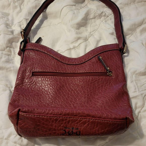 boc | Bags | Boc Red Leather Shoulder Bag | Poshmark